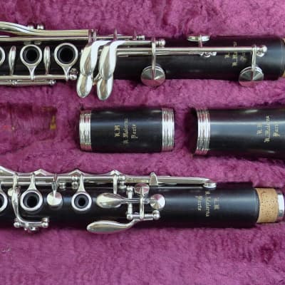 Vintage Louis Delmat Bb Albert System Wood Clarinet Pro | Reverb