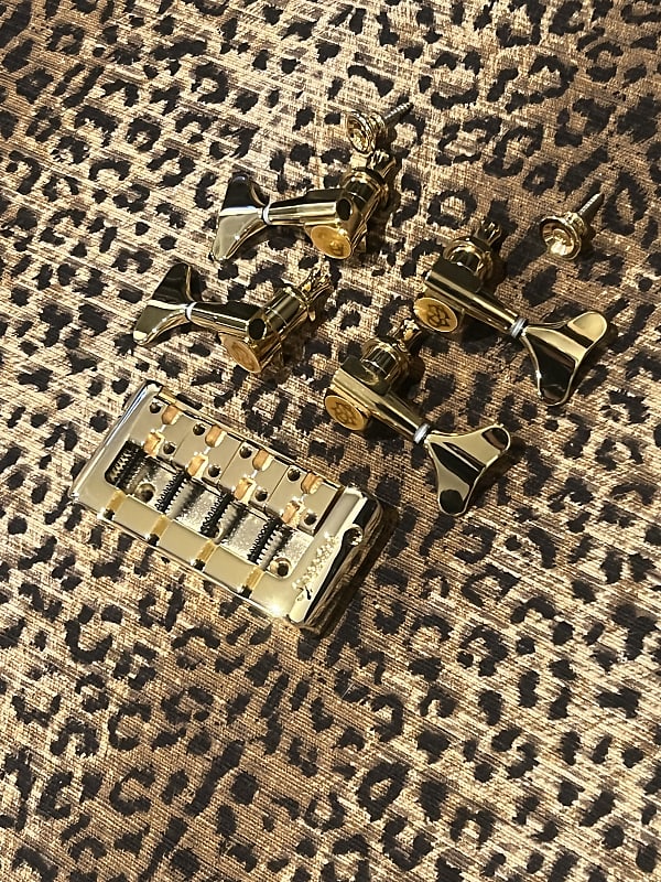 SPECTOR euro4 Gold hardware (bridge, tuners, strap buttons) | Reverb