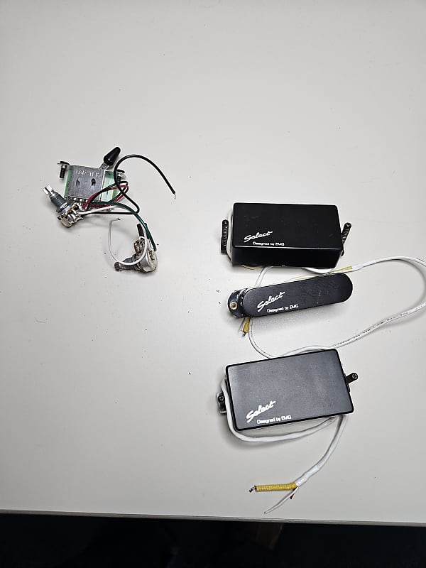 EMG Select Passive Pickups Mid 90s - Black 5 way Toggle, | Reverb