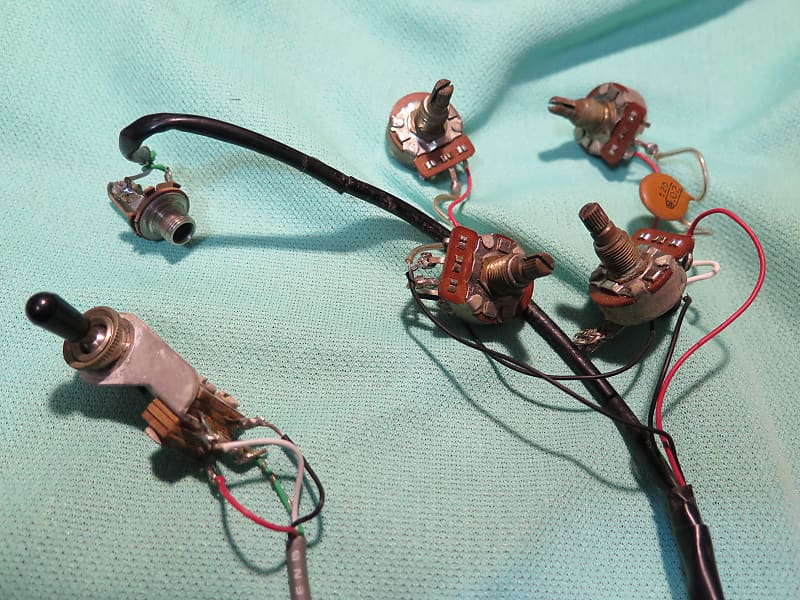 vintage 1996 Gibson wiring harness CTS pots switchcraft | Reverb UK