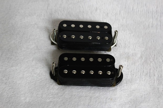 ESP LTD M-50 Humbucker Guitar Pickup Set ( Black) Bridge and | Reverb