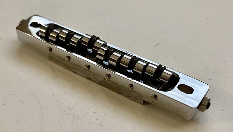 ABM 2400 Roller Bridge - Chrome Tunamatic Roller Saddles | Reverb