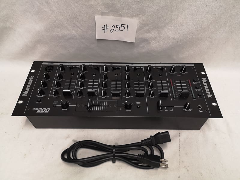Numark CM200 5 Channel Rackmount 19" DJ Mixer #2551 Good Used | Reverb