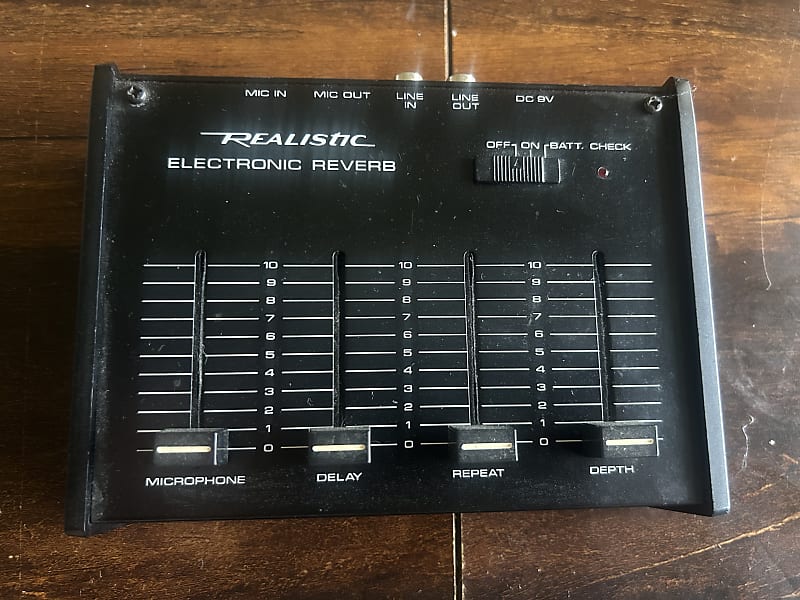 Radio Shack Realistic Electronic Reverb 2000s - Black | Reverb