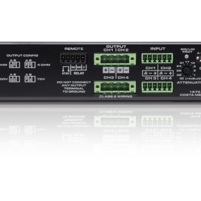 Mint QSC MP-A40V 4-Channel 800W FlexAmp Commercial Amplifier | Reverb