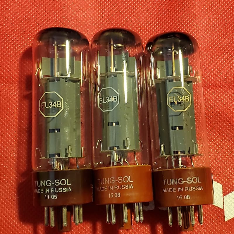 Tung-Sol El34 Tri Set | Reverb