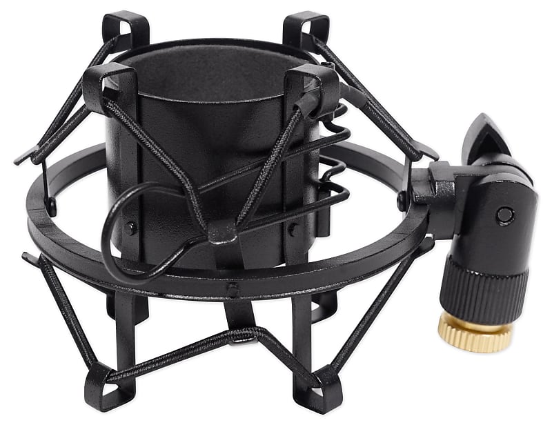 Rockville RockShock Black Studio Condenser Microphone Metal | Reverb