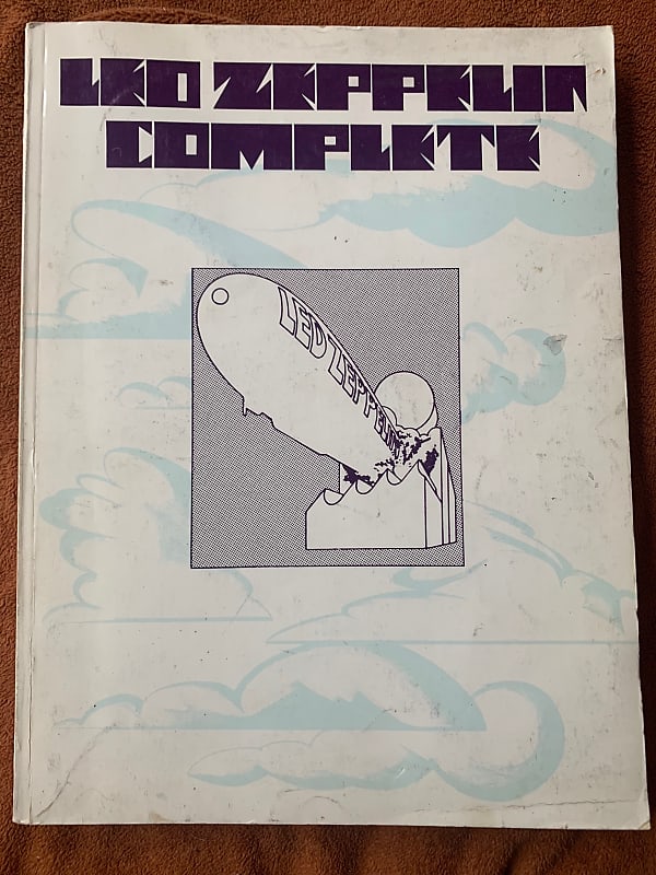 Led Zeppelin Complete Song Book Sheet Music 1973 Softcover | Reverb