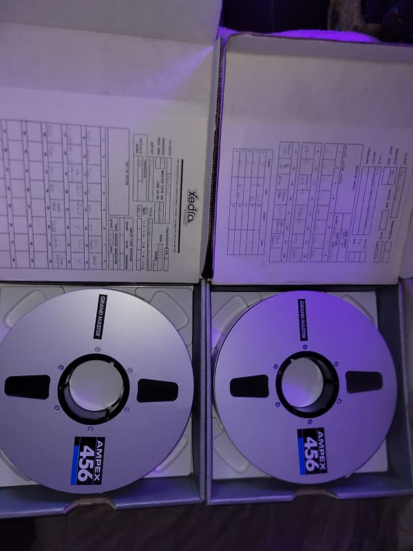 Ampex 456 Grand Master 2 Inch 1970s Brushed Aluminum | Reverb