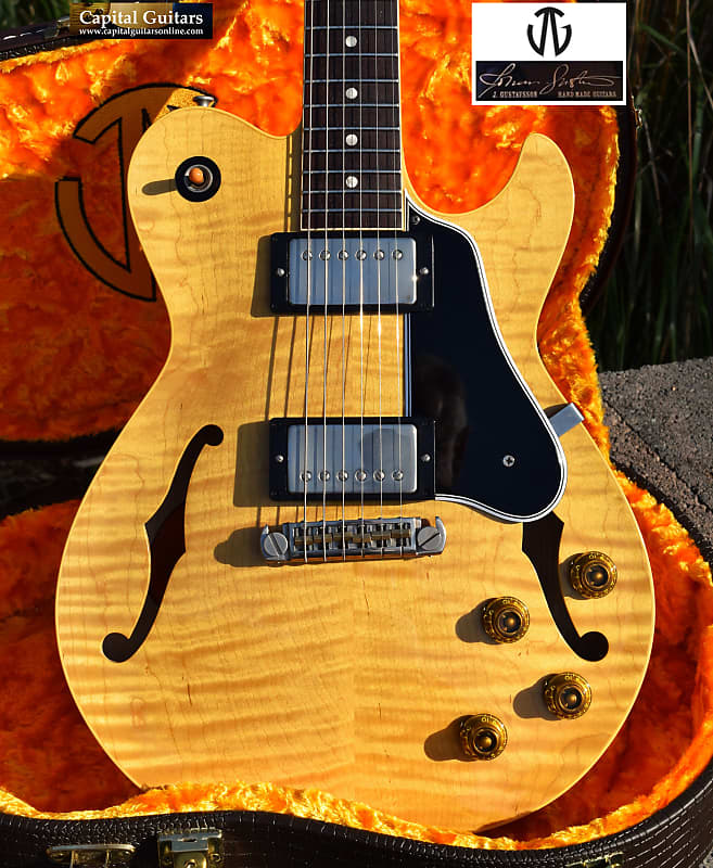 Gustavsson Dotmaster Maple on Korina, Brazilian RW FB, | Reverb