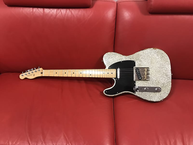 Fender Left Hand Lefty Telecaster sparkle relic Texas | Reverb