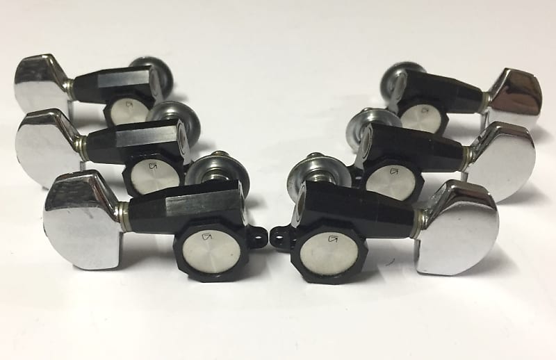 1980s GOTOH 3x3 Acoustic tuners octagonal plastic housings | Reverb