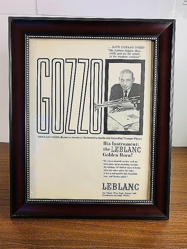 |Original| 1960 Down Beat Leblanc Horns Promotional Ad Feat. | Reverb