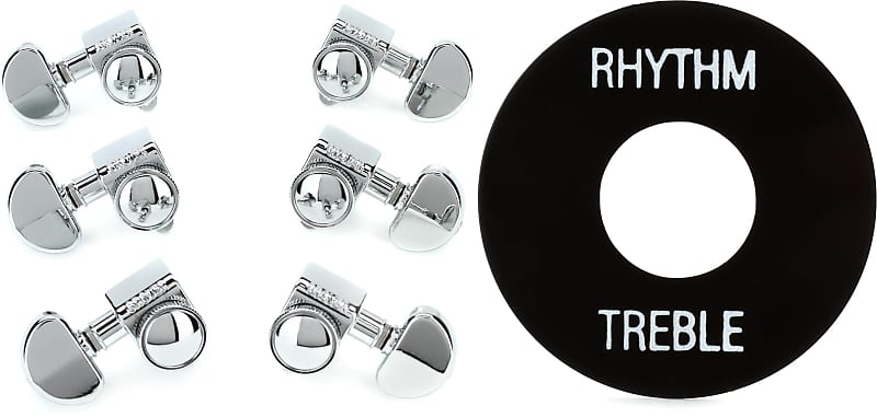 Grover 502C Roto-Grip Locking Rotomatic Tuners - 3+3 Chrome | Reverb