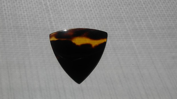 Vintage Tortoise Shell - Large Triangle Guitar Pick- REDUCED | Reverb