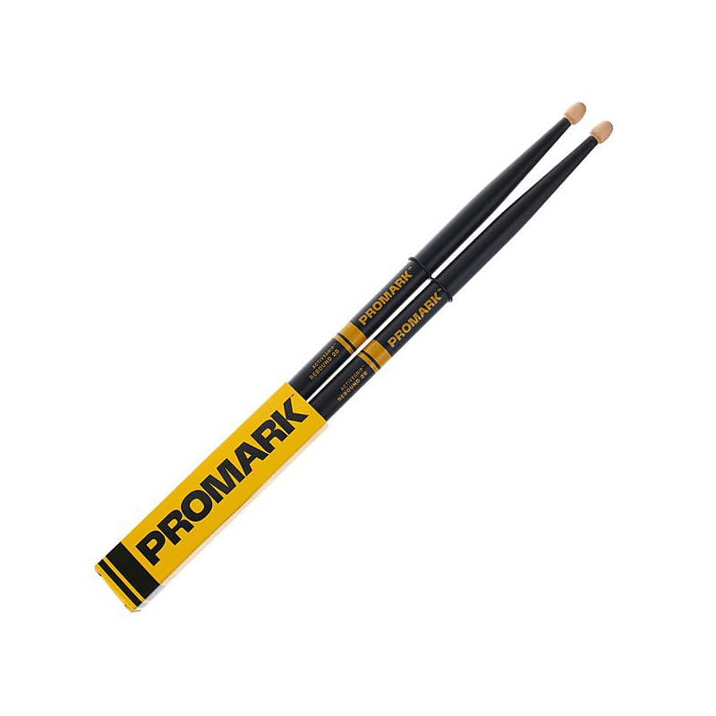 ProMark Rebound 2B ActiveGrip Hickory Drumsticks, Wood Tip | Reverb