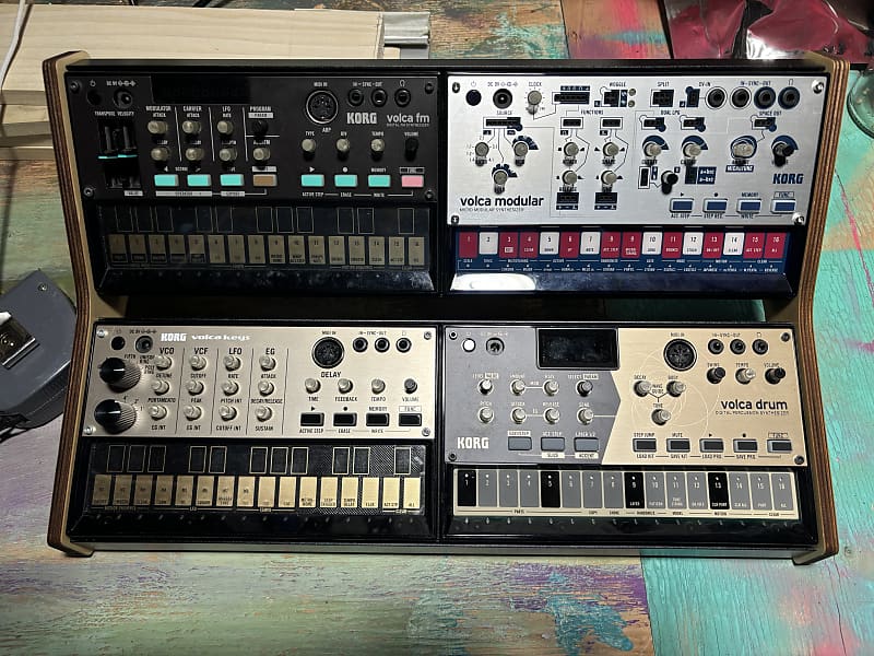 Korg Volca bundle: modular, keys, fm, drum. With sequenz | Reverb
