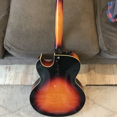 Fender Japan El Rio Acoustic/Electric Guitar Sunburst Great | Reverb
