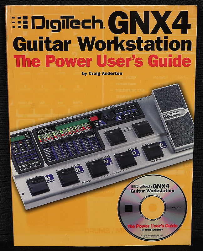 Digitech GNX4 Guitar Effect Workstation Power User's Guide by | Reverb