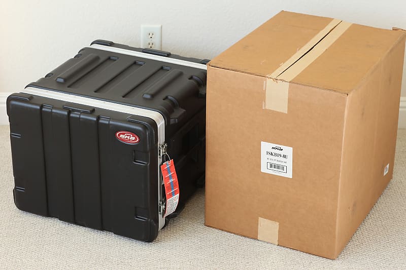 SKB 8 space 19" rackmount equipment case SKB19-8U (red) with | Reverb