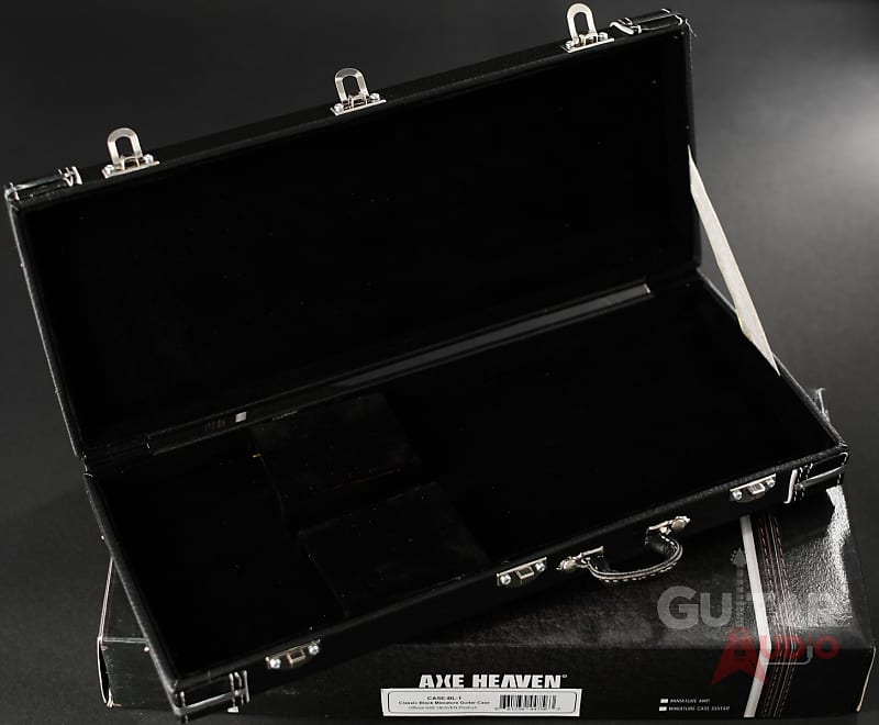 AXE HEAVEN MINIATURE Classic Black Guitar Case Display Gift | Reverb