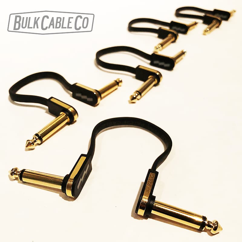 EBS Flat Patch Cable - Five Pack - 4" Length - PG-10 | Reverb Canada