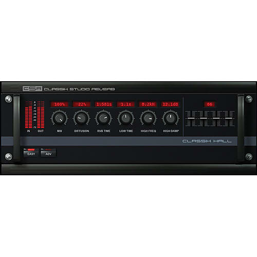 IK Multimedia CSR Hall Reverb Processor Software Plug-In | Reverb