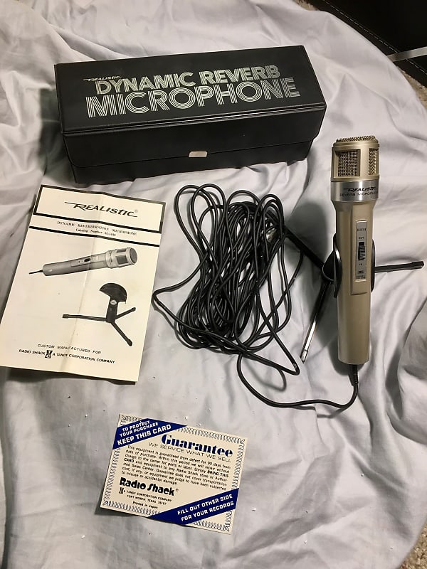 Realistic Dynamic Reverb Microphone 1980's? | Reverb