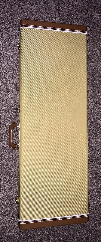 Fender tweed hard shell guitar case Tweed For telecaster or | Reverb