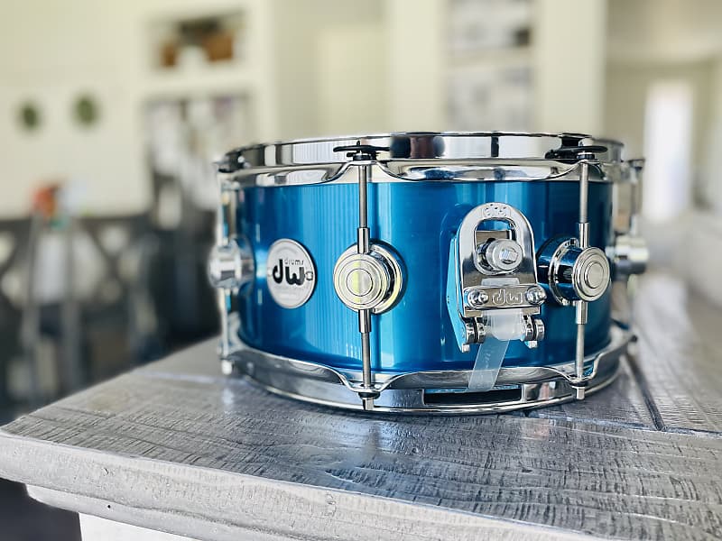 DW USA Collectors 12" Blue Anodized Lacquer Specialty 5.5" × | Reverb