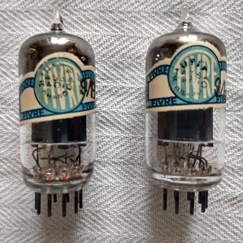 Vintage Pair of Fivre (RCA) ECC83 / 12AX7 preamplifier valves | Reverb