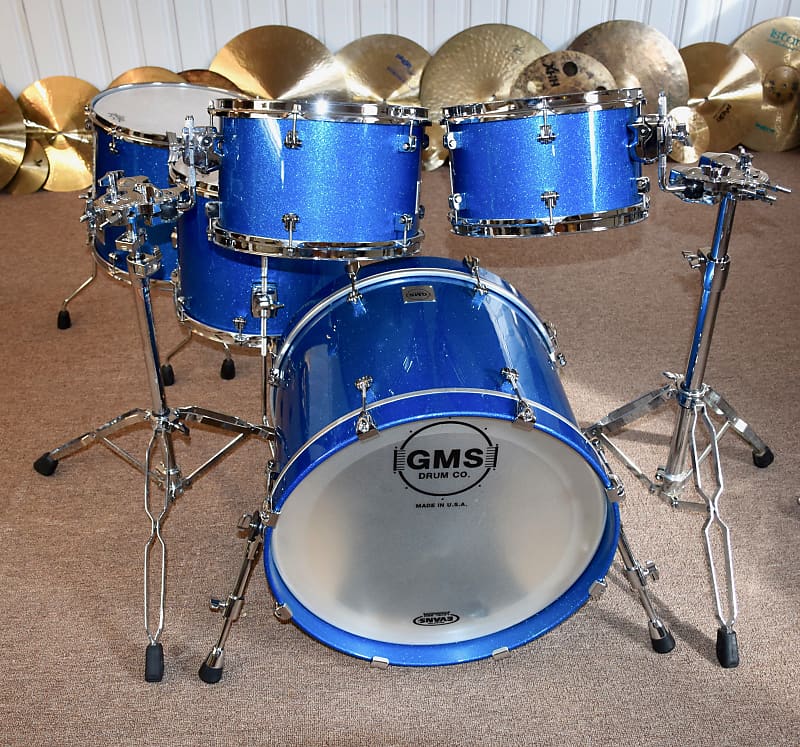 GMS Drums Special Edition Custom - Custom Blue Sparkle | Reverb