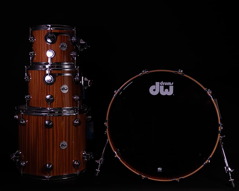 DW 4 Piece Collector's Series Maple Mahogany Shell Pack, | Reverb