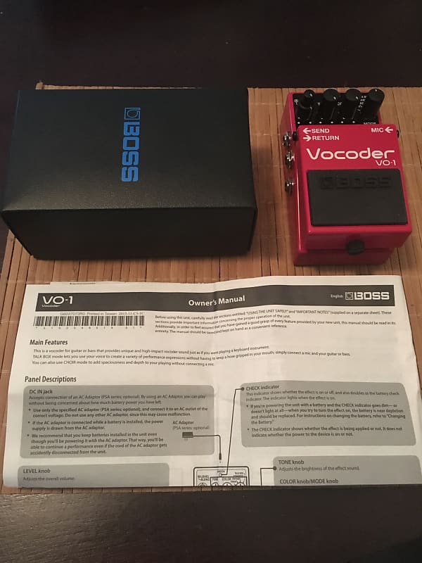 Boss VO-1 Vocoder | Reverb