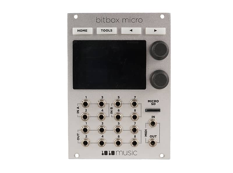 1010 Music Bitbox Micro Eight-Channel Sampler (Silver) | Reverb UK