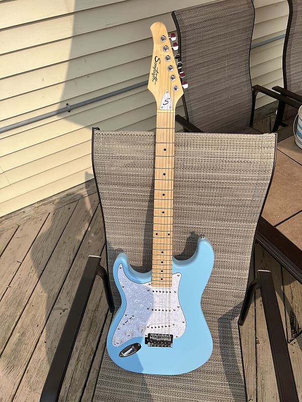 Sawtooth Stratocaster - Baby Blue | Reverb