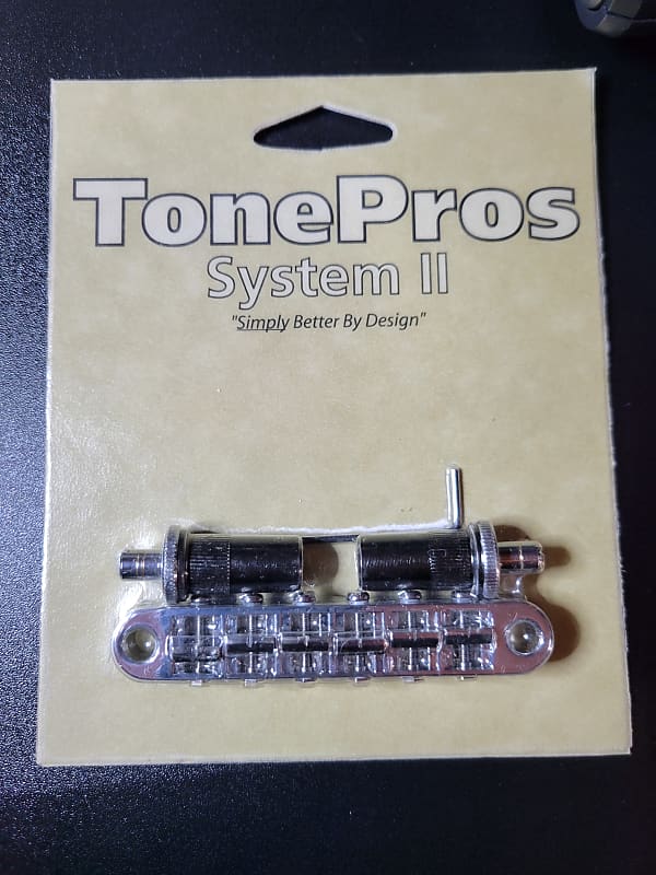 TonePros T3BT Tune-o-matic bridge 2022 - chrome | Reverb