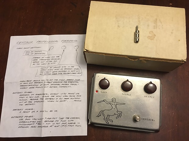 First Year 1994 Klon Centaur Serial Number 171! With Original | Reverb