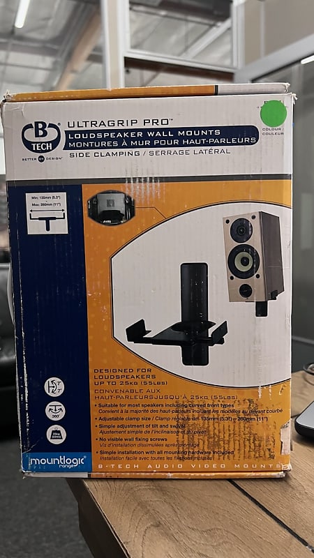 B-Tech B-TECH BT77 Ultragrip Pro Speaker Mount::Open Box, | Reverb
