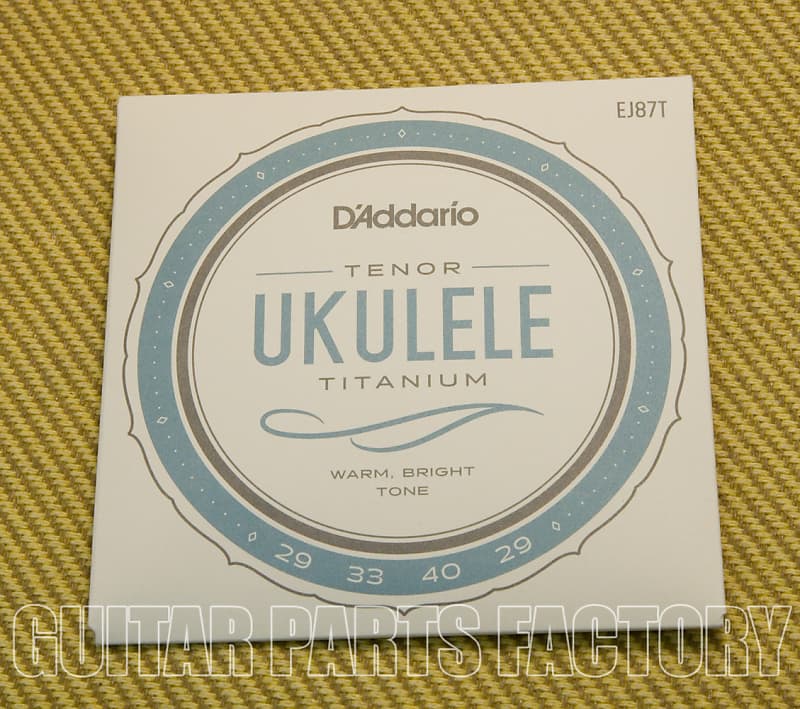 EJ87T D'Addario Titanium Tenor Uke Ukulele Strings | Reverb