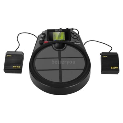 Dr Drum Rechargeable Electronic Drum Pad with Foot pedals, | Reverb