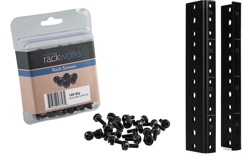 Gator GRW-SCRW100 Rack Screws (100-pack) Bundle with Gator | Reverb