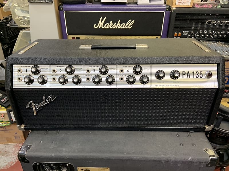 Fender PA 135 Vintage Tube PA/Keyboard Head 1979 | Reverb