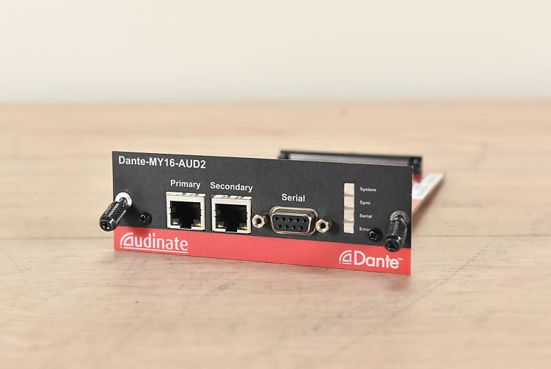 Audinate Dante-MY16-AUD 16-Channel Dante Network I/O Card | Reverb