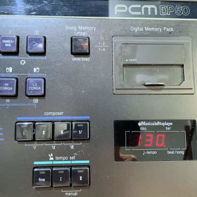 Technics PCM DP50 Extremely Rare Vintage Drum Machine | Reverb