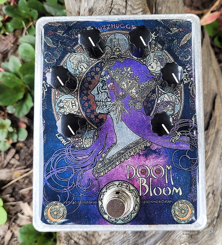 FuzzHugger Doom Bloom fuzz, Graphic, Deluxe Clear Finish, | Reverb
