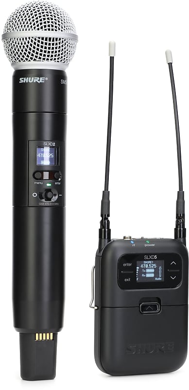 Shure SLXD25/SM58 Digital Wireless Portable Handheld | Reverb