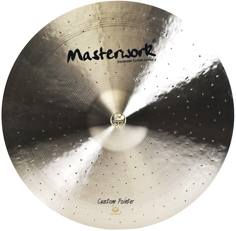 Masterwork Cymbals 20" Custom Pointer Ride Sizzle-Rivets | Reverb