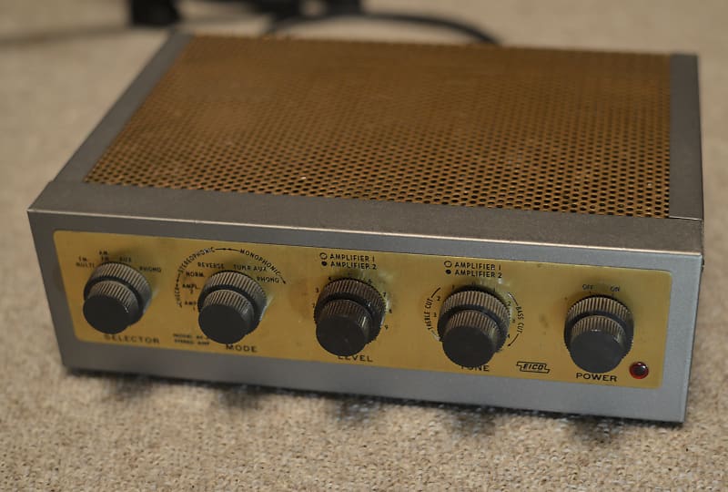 Eico AF-4 Stereo Integrated Tube Amplifier 4W x 2 1950s | Reverb