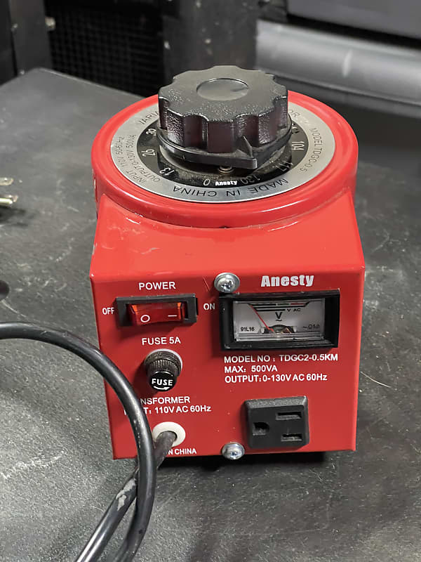 Anesty Variac variable voltage regulator tube amp | Reverb
